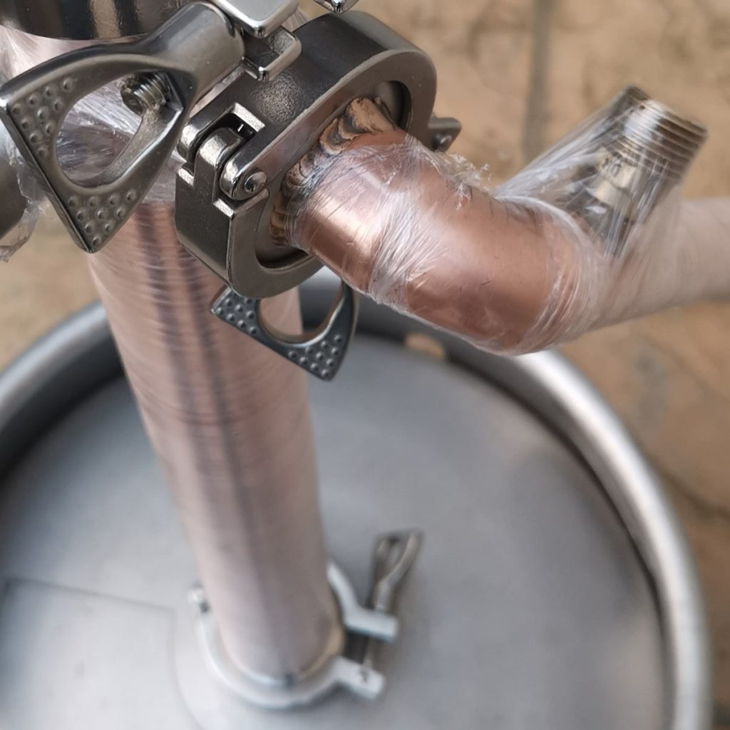 Copper Column Keg Stills: Option 2 - Distila-High Supplies