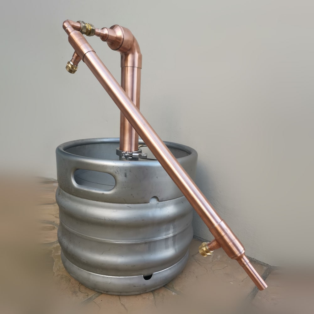 Copper Column Keg Stills: Option 1 - Distila-High Supplies