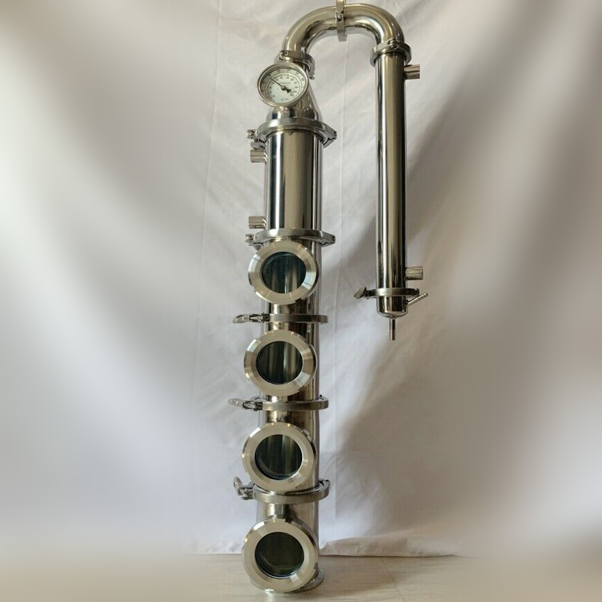 4" Stainless Steel Column Still - Distila-High Supplies